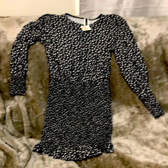 Identity | Dresses | Nwt Size M Brand Identity Black Dress With White ...